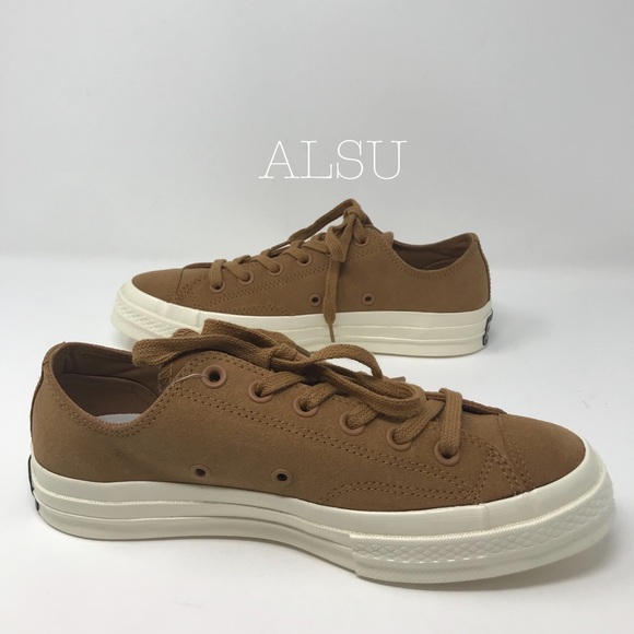 Converse | Shoes | Converse Chuck 7 Ox Suede Burnt Caramel W Authent ...